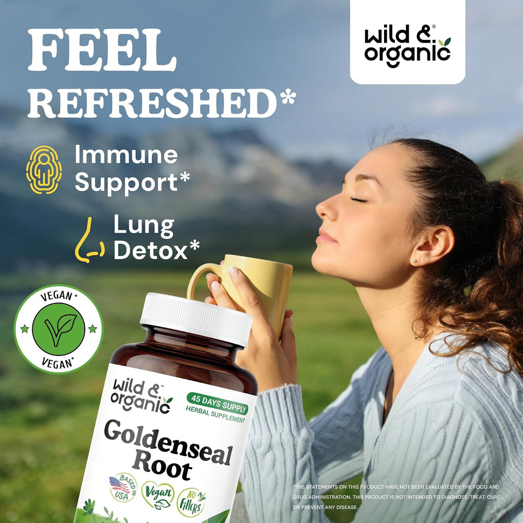 1000 mg Goldenseal root supplement
