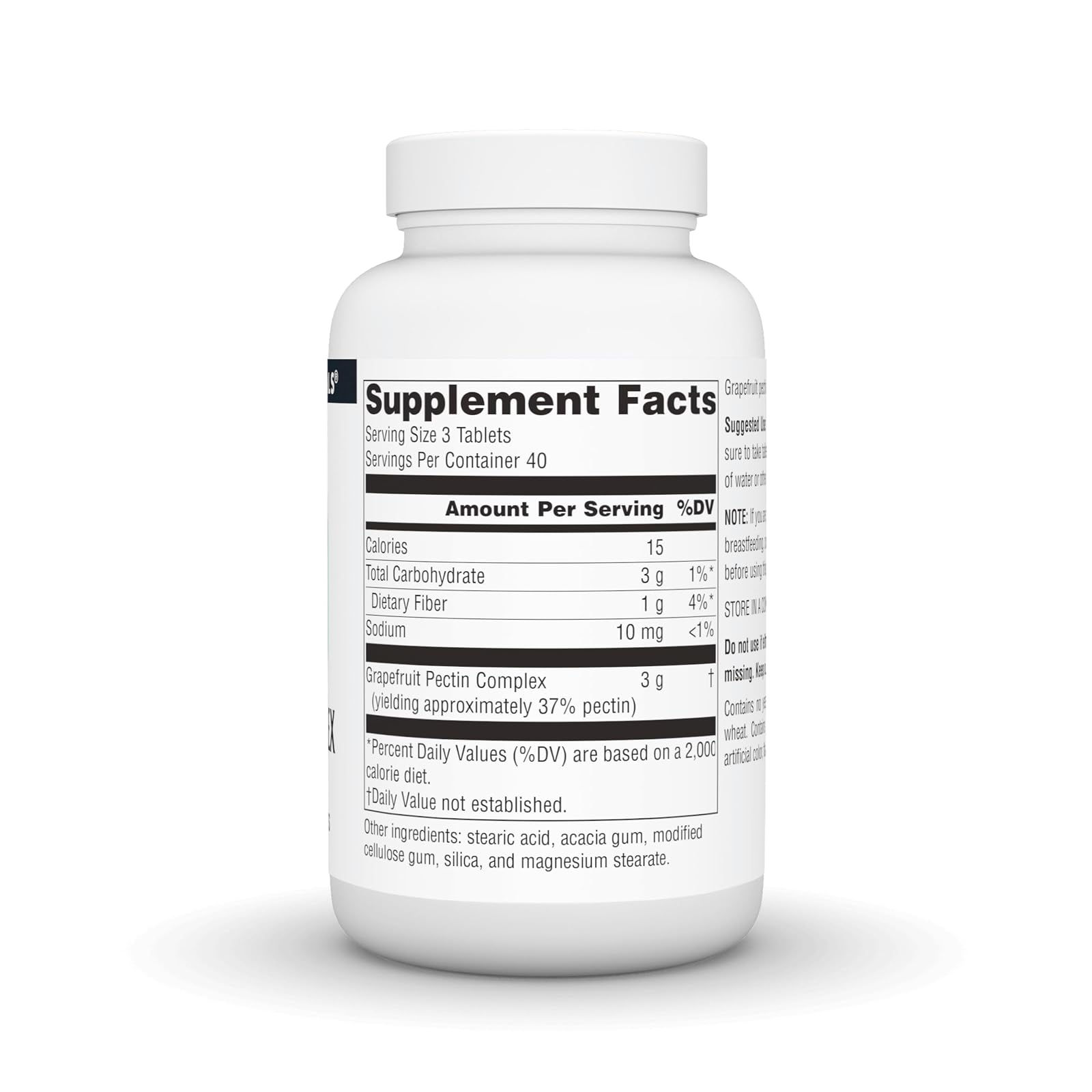 1000 mg grapefruit pectin complex tablets