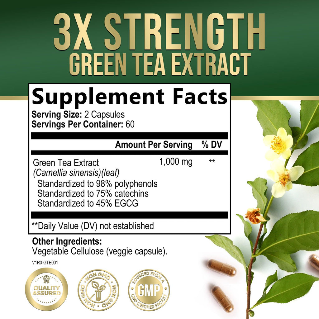 1000 mg green tea extract benefits