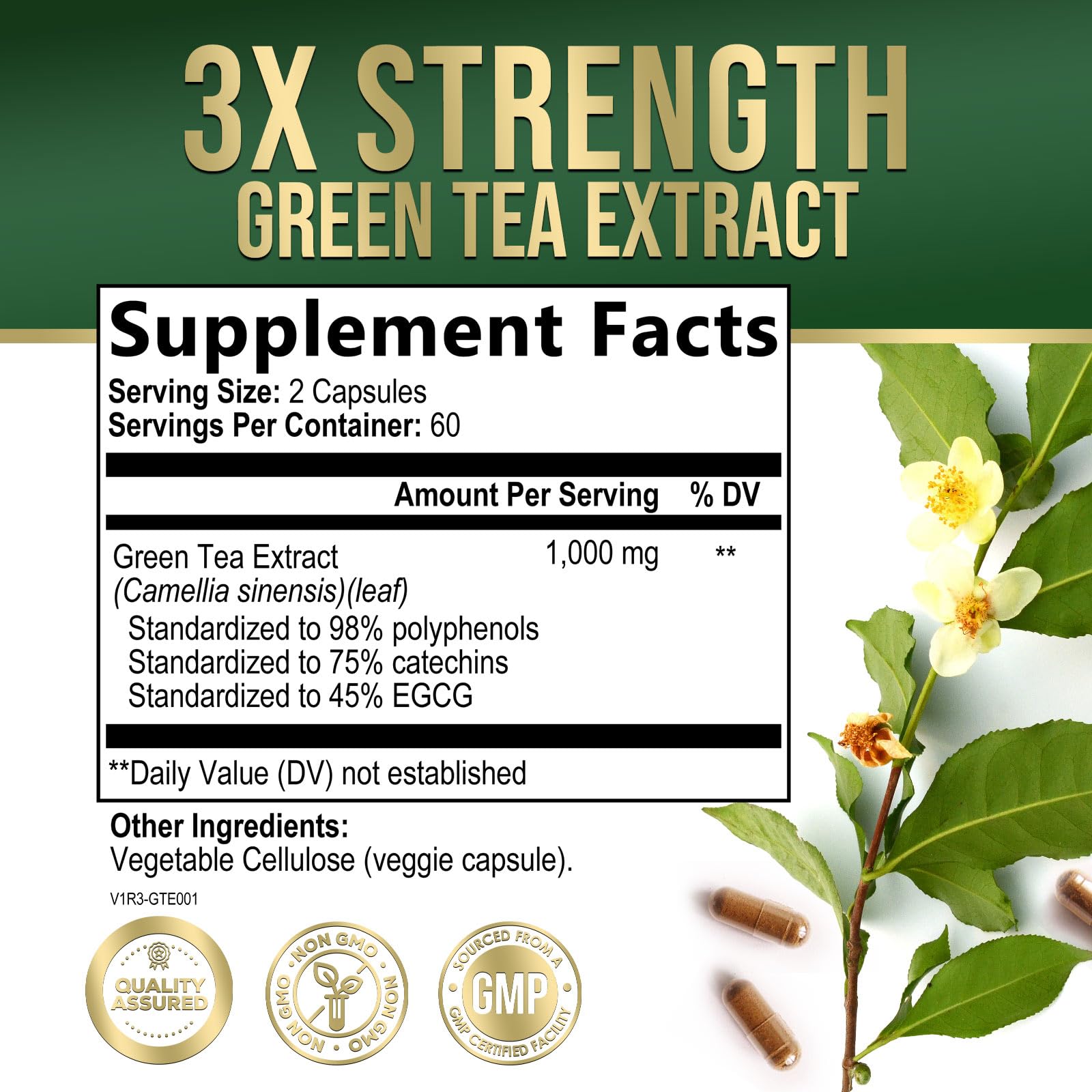 1000 mg green tea extract benefits