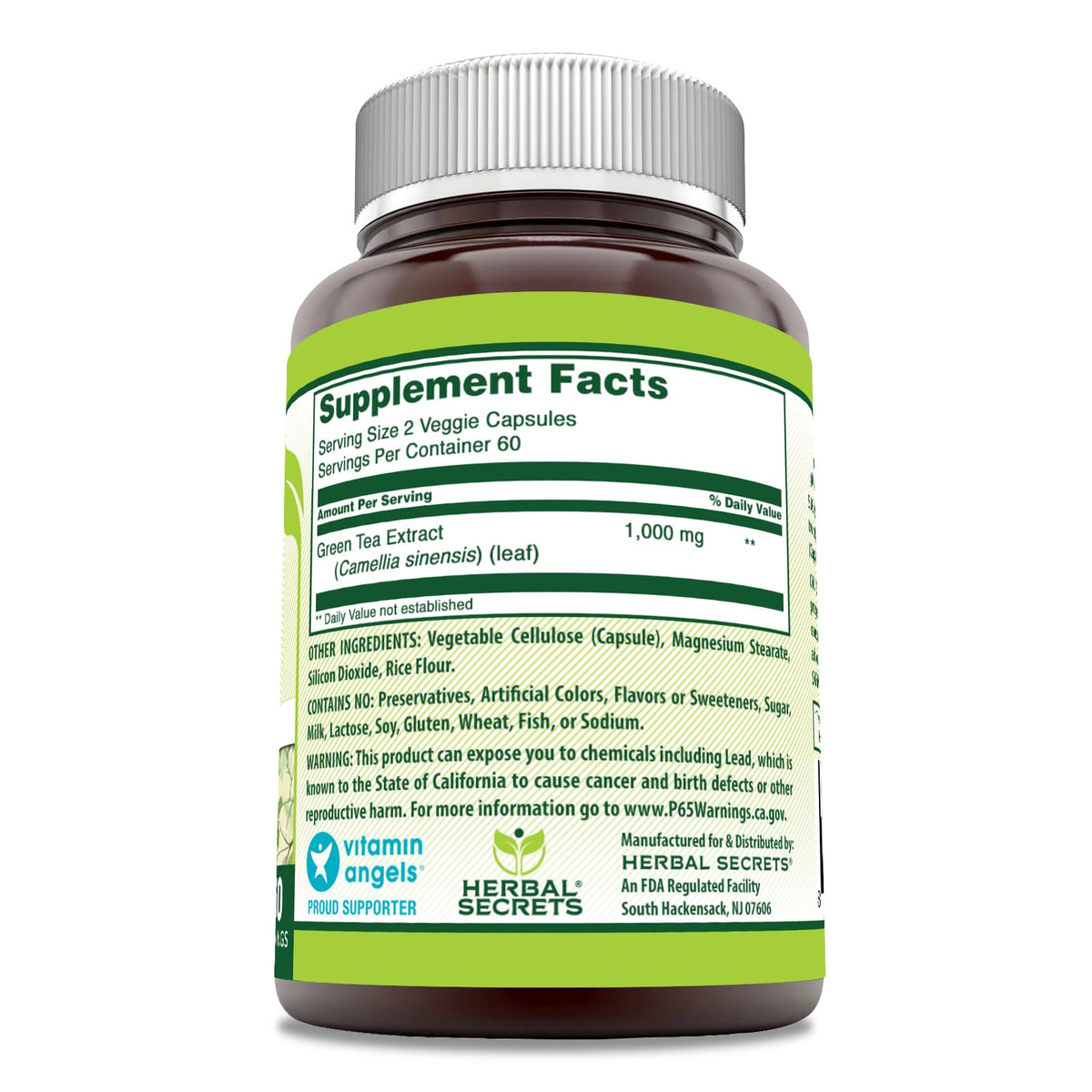 1000 mg green tea extract for energy