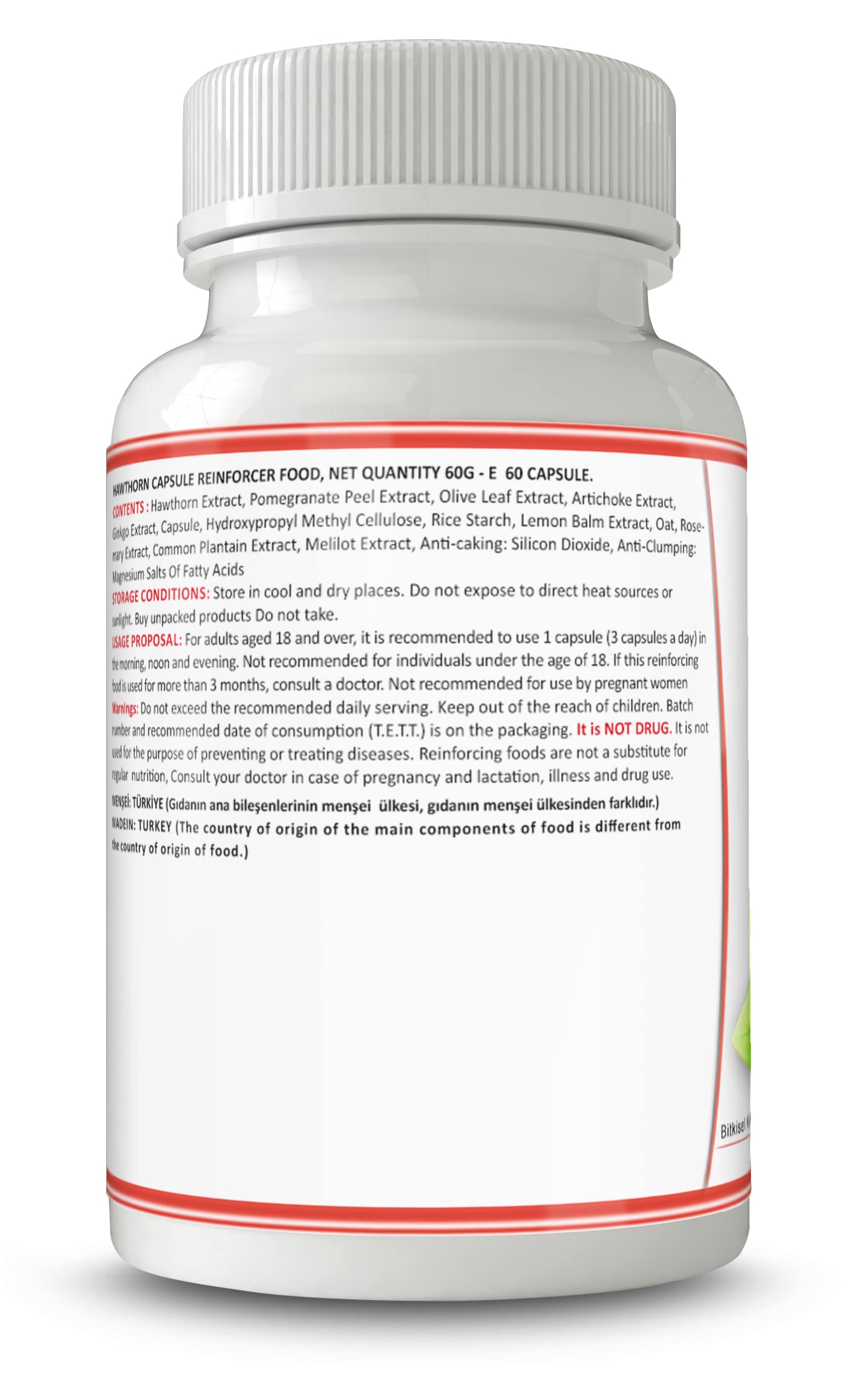 1000 mg hawthorn for cardiovascular wellness
