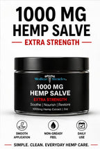 1000 mg hemp salve for skin health
