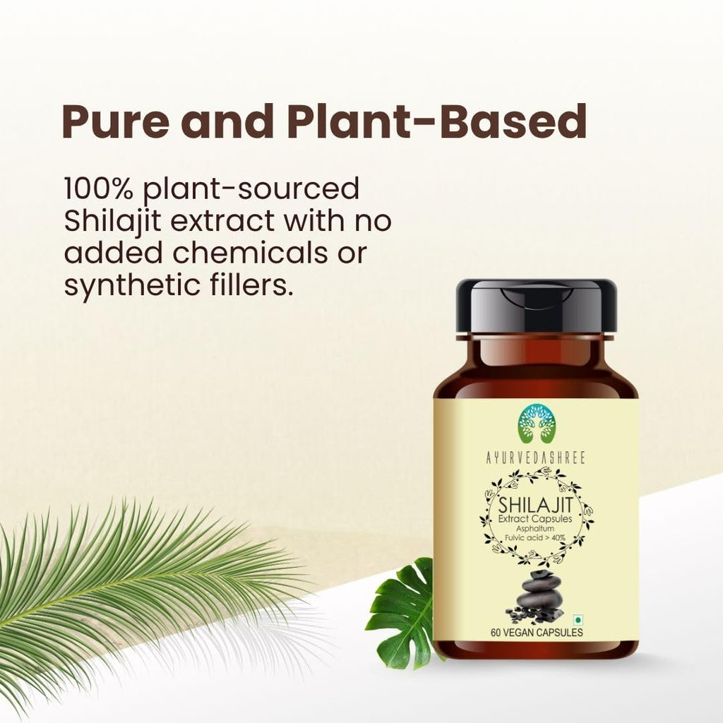 1000 mg herbal Shilajit supplement