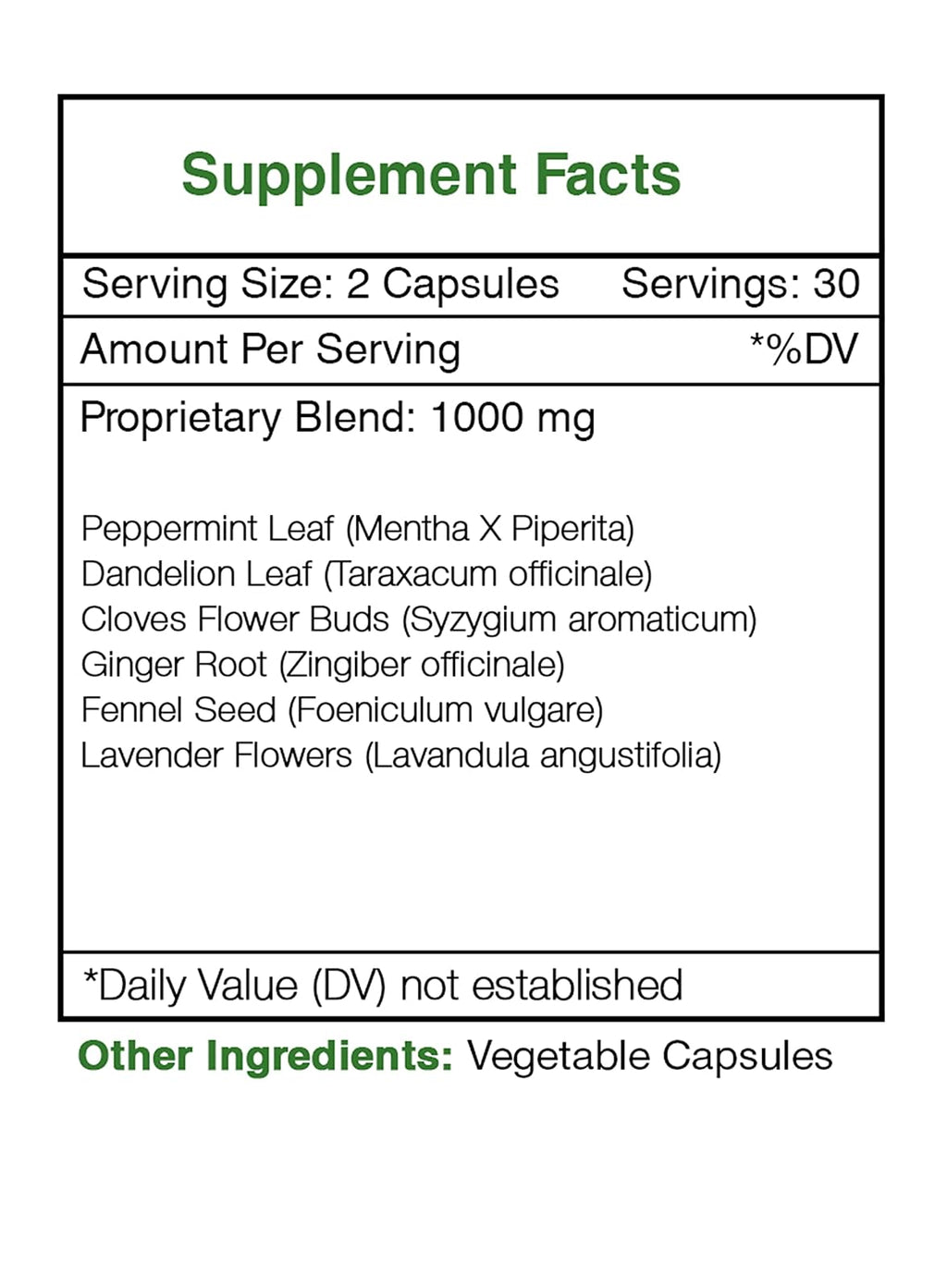 1000 mg intestinal tract health