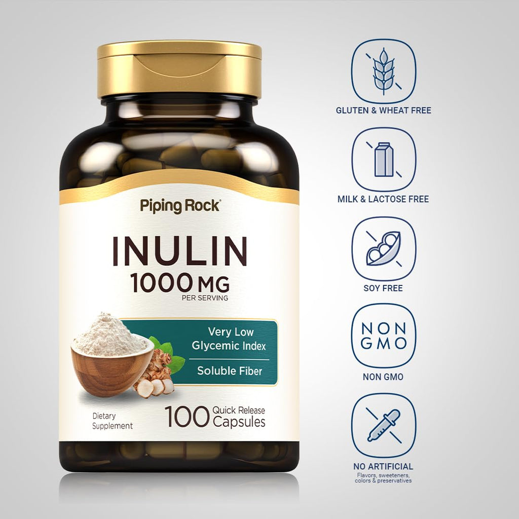 1000 mg inulin for digestive support