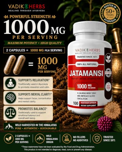 1000 mg Jatamansi health benefits