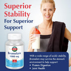 1000 mg KAL Bromelain enzyme tablets