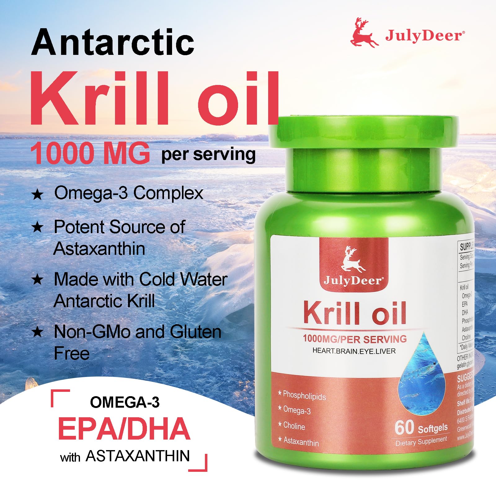 1000 mg krill oil capsules