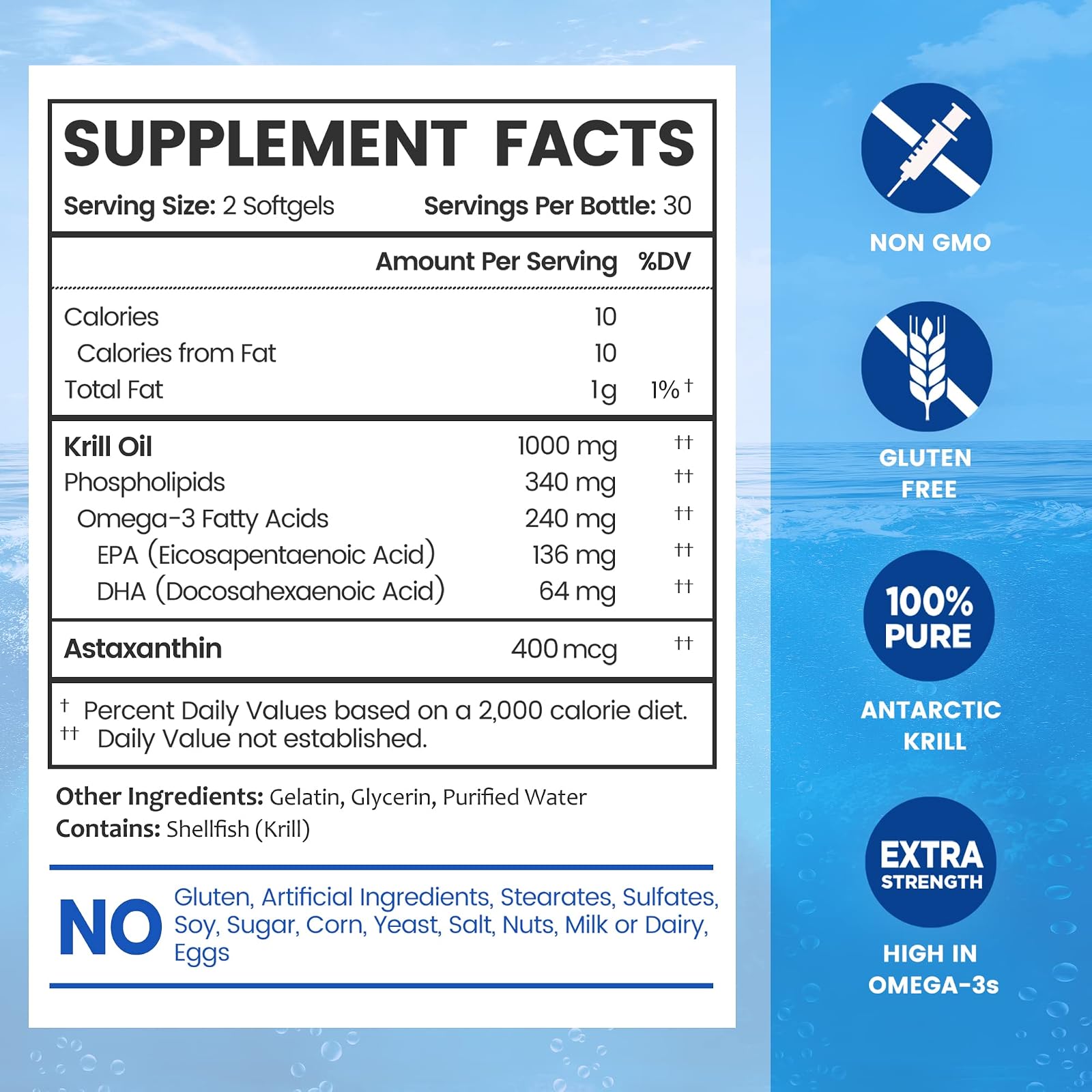 1000 mg krill oil capsules