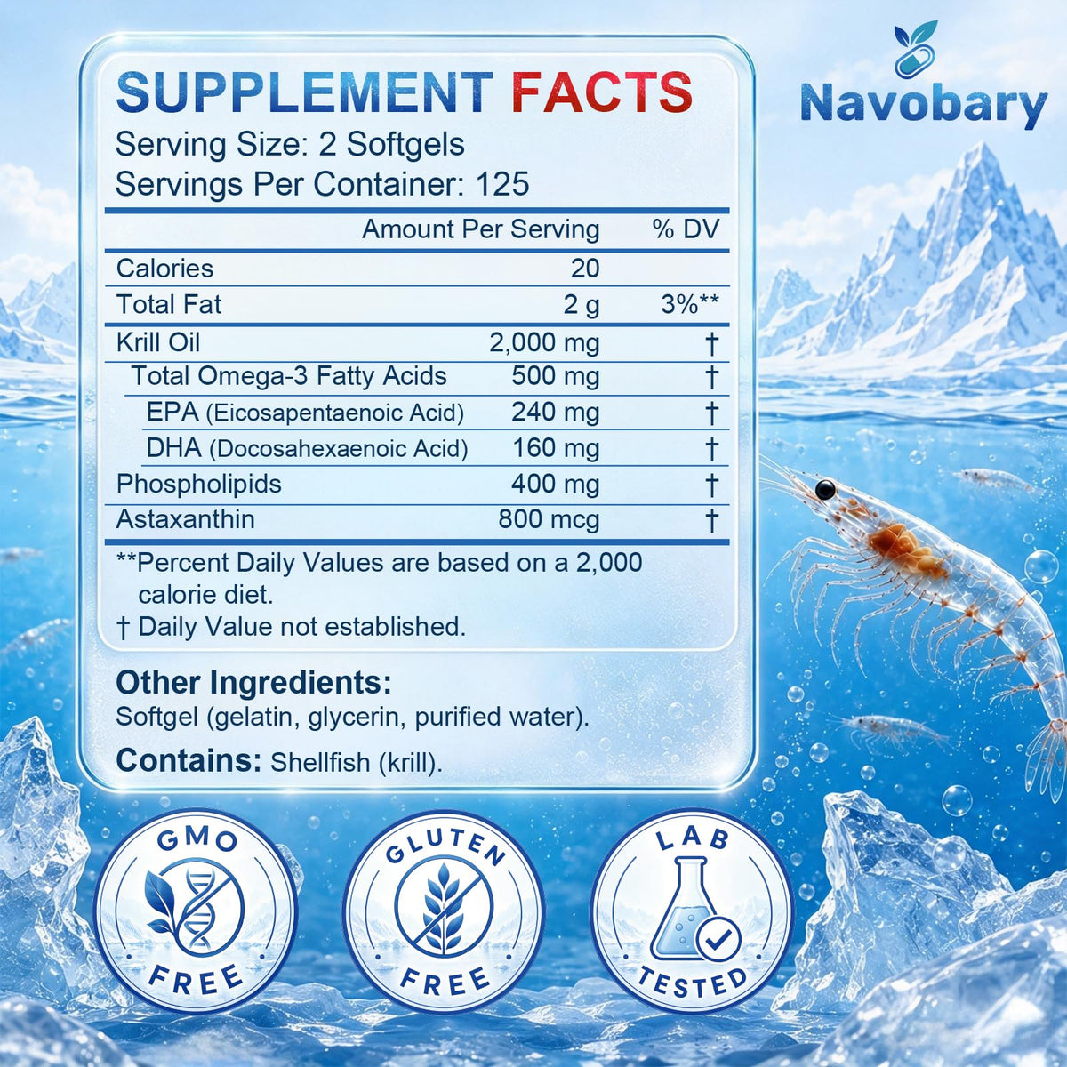 1000 mg krill oil for joint support