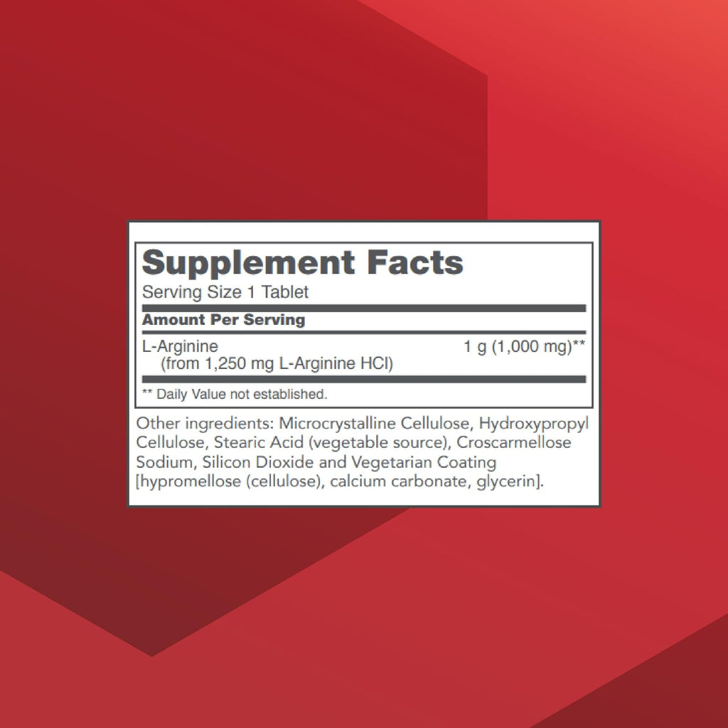 1000 mg L-Arginine for heart health