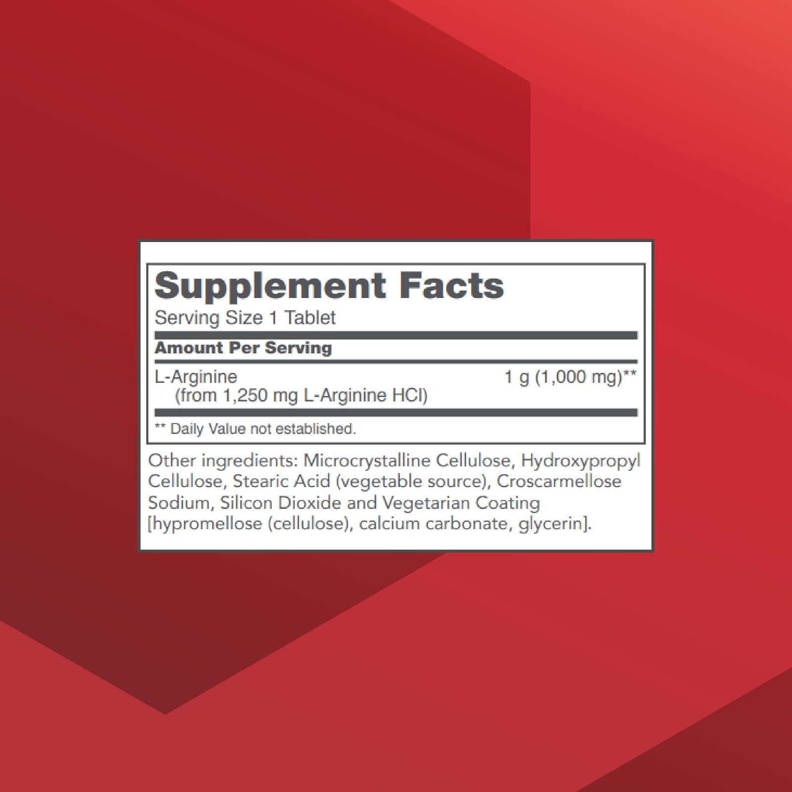 1000 mg L-Arginine for heart health