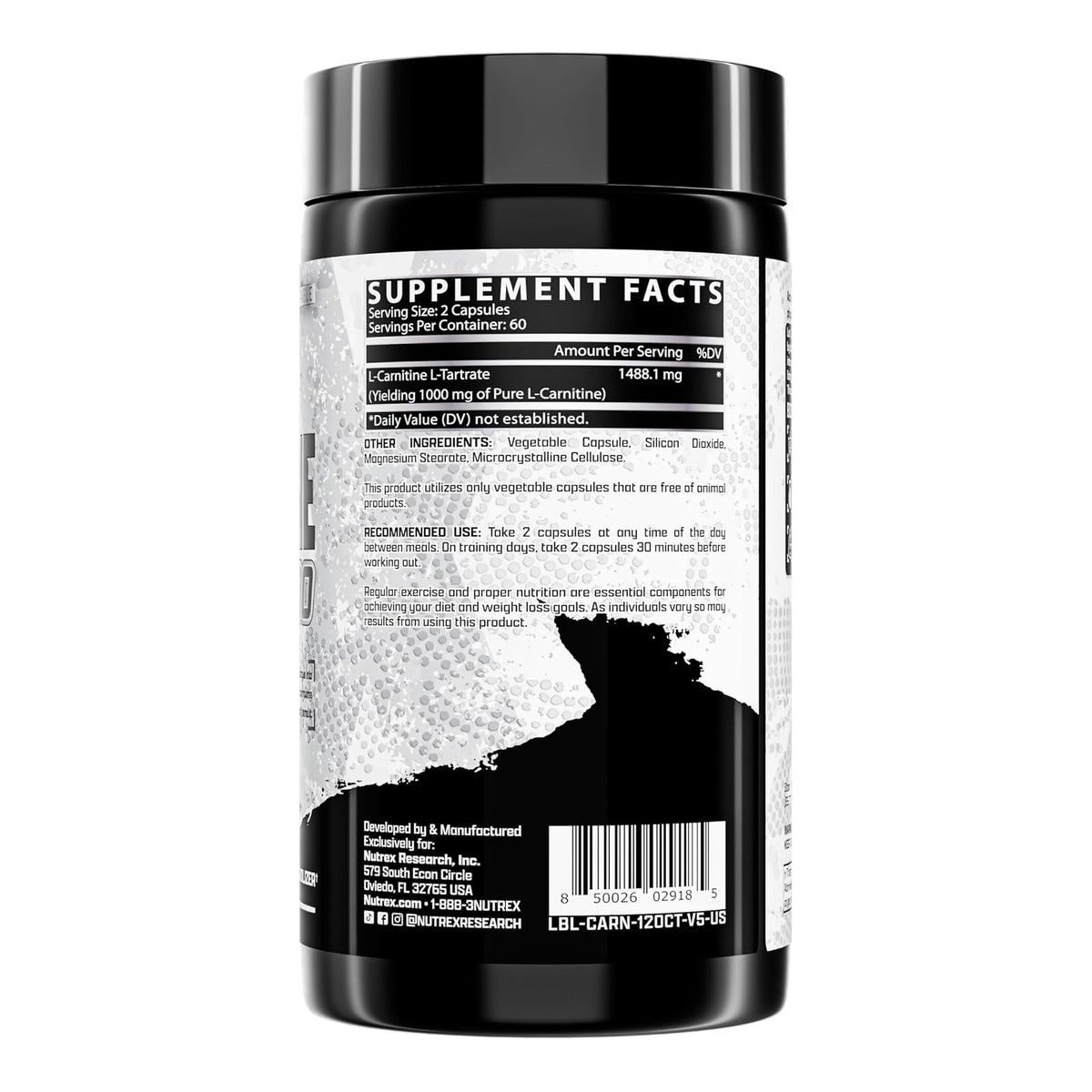 1000 mg L-Carnitine for energy