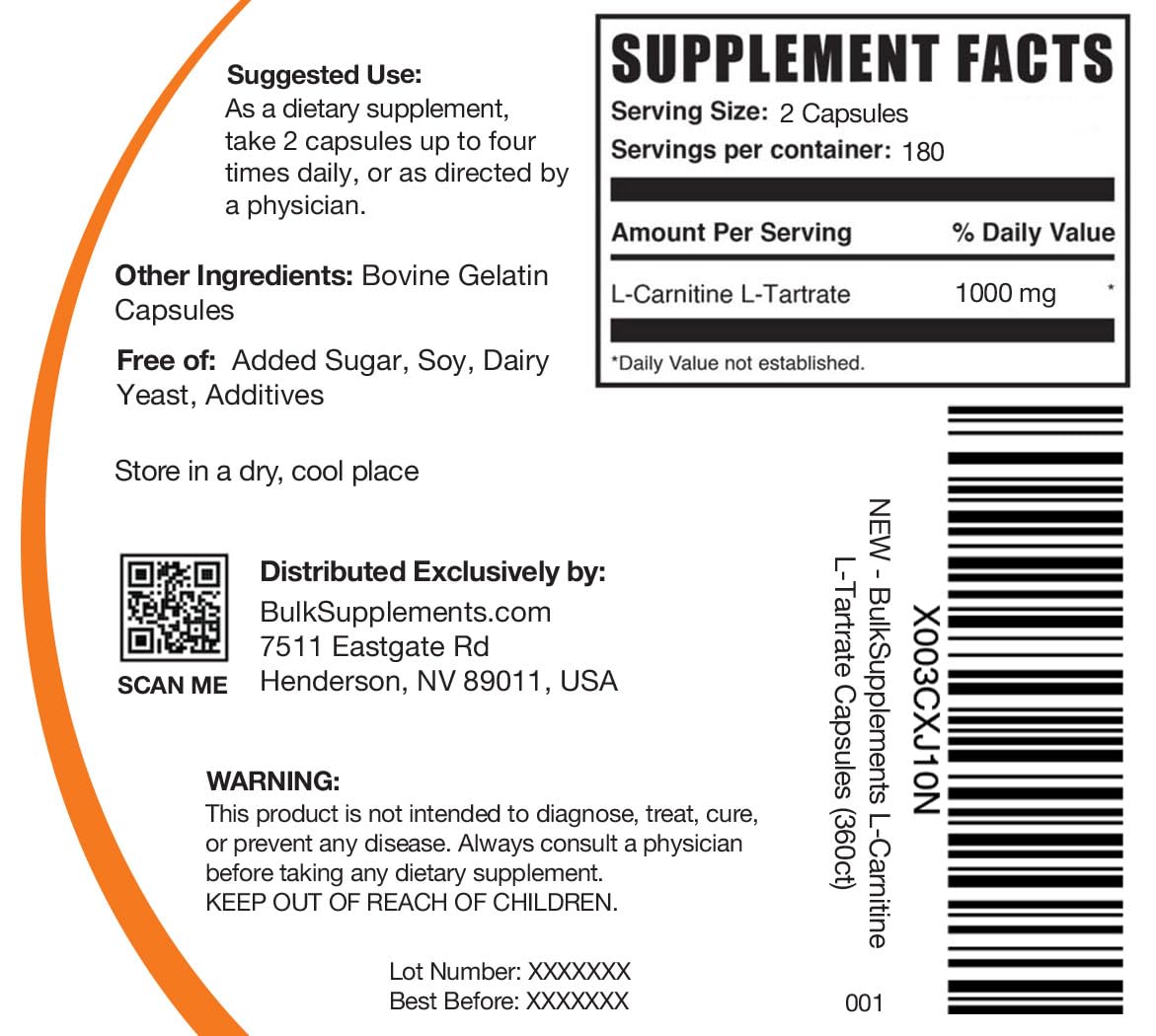 1000 mg l-carnitine for workouts