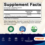 1000 mg L-Carnitine Fumarate capsules