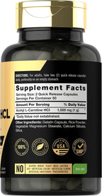 1000 mg l-carnitine supplement