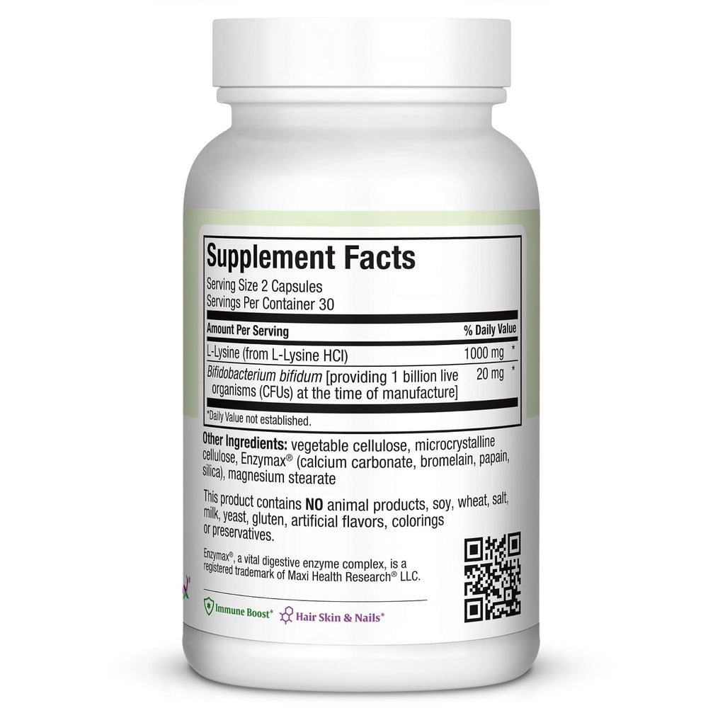 1000 mg L-Lysine capsules for immunity