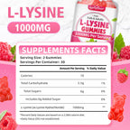 1000 mg l-lysine for immune support