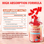 1000 mg l-lysine gummy supplements