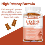1000 mg l-lysine gummy vitamins
