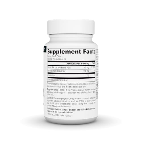 1000 mg L-Tryptophan for relaxation