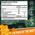 1000 mg l-tyrosine per serving