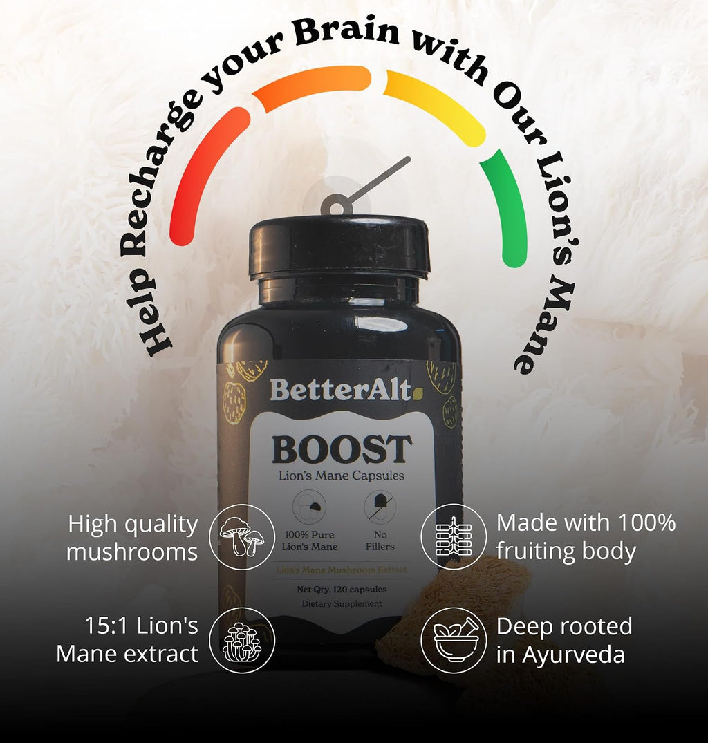 1000 mg lion's mane for cognitive support