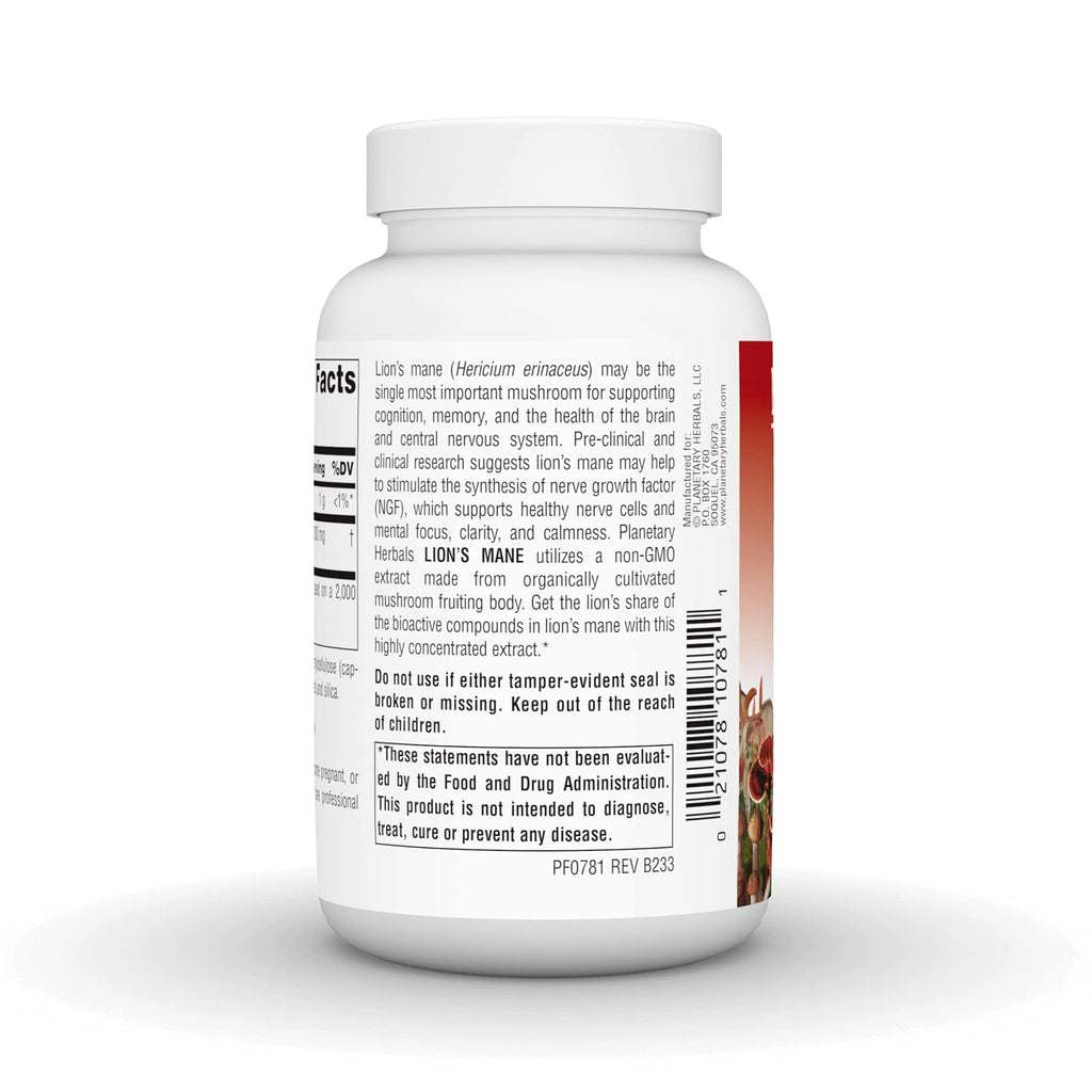 1000 mg Lion's Mane for cognitive support