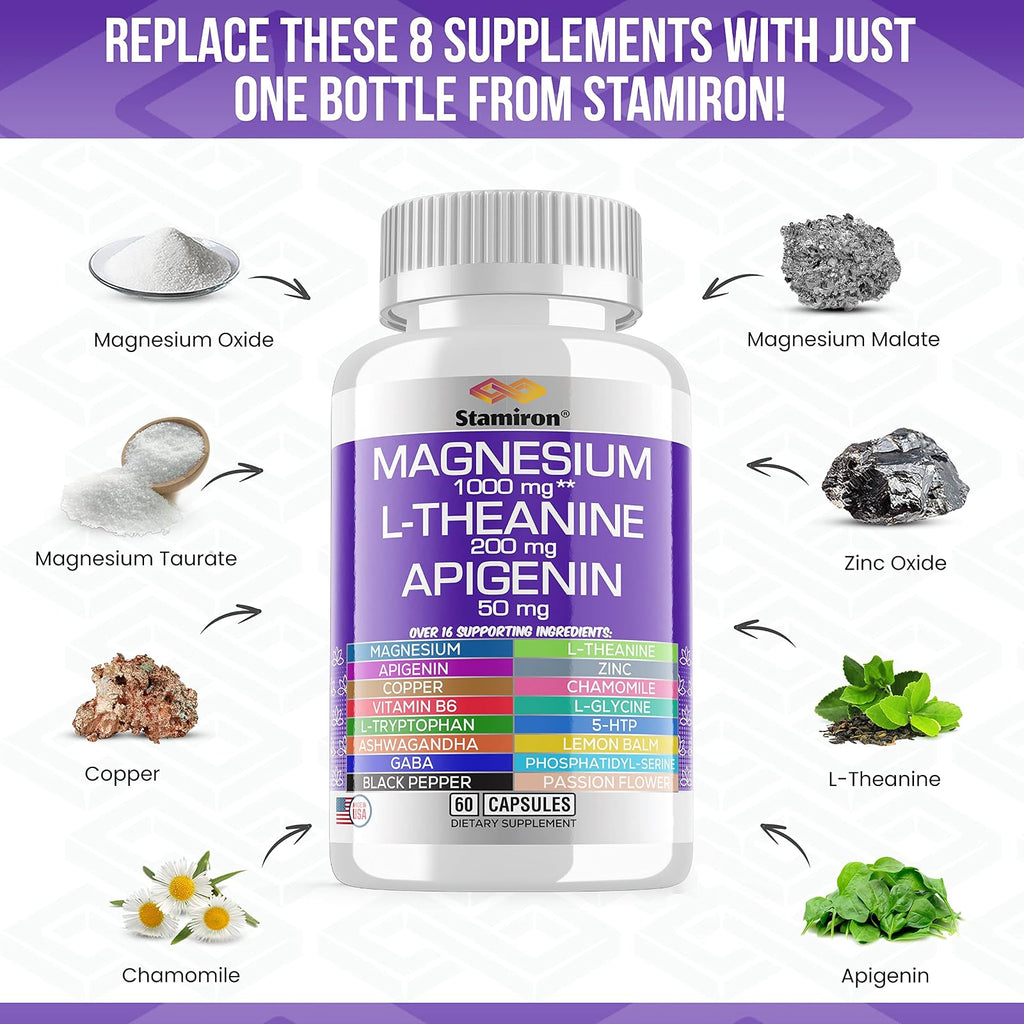 1000 mg magnesium bisglycinate supplement