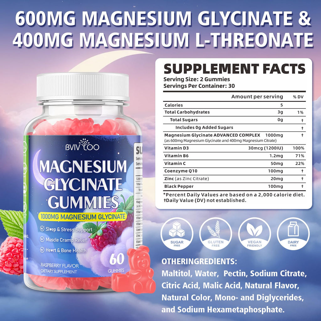 1000 mg magnesium for better sleep