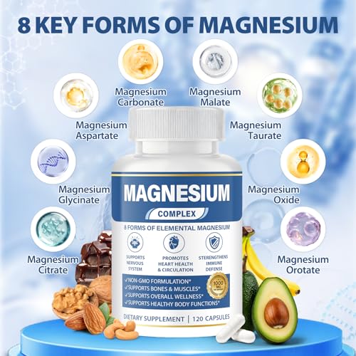 1000 mg Magnesium for muscle health