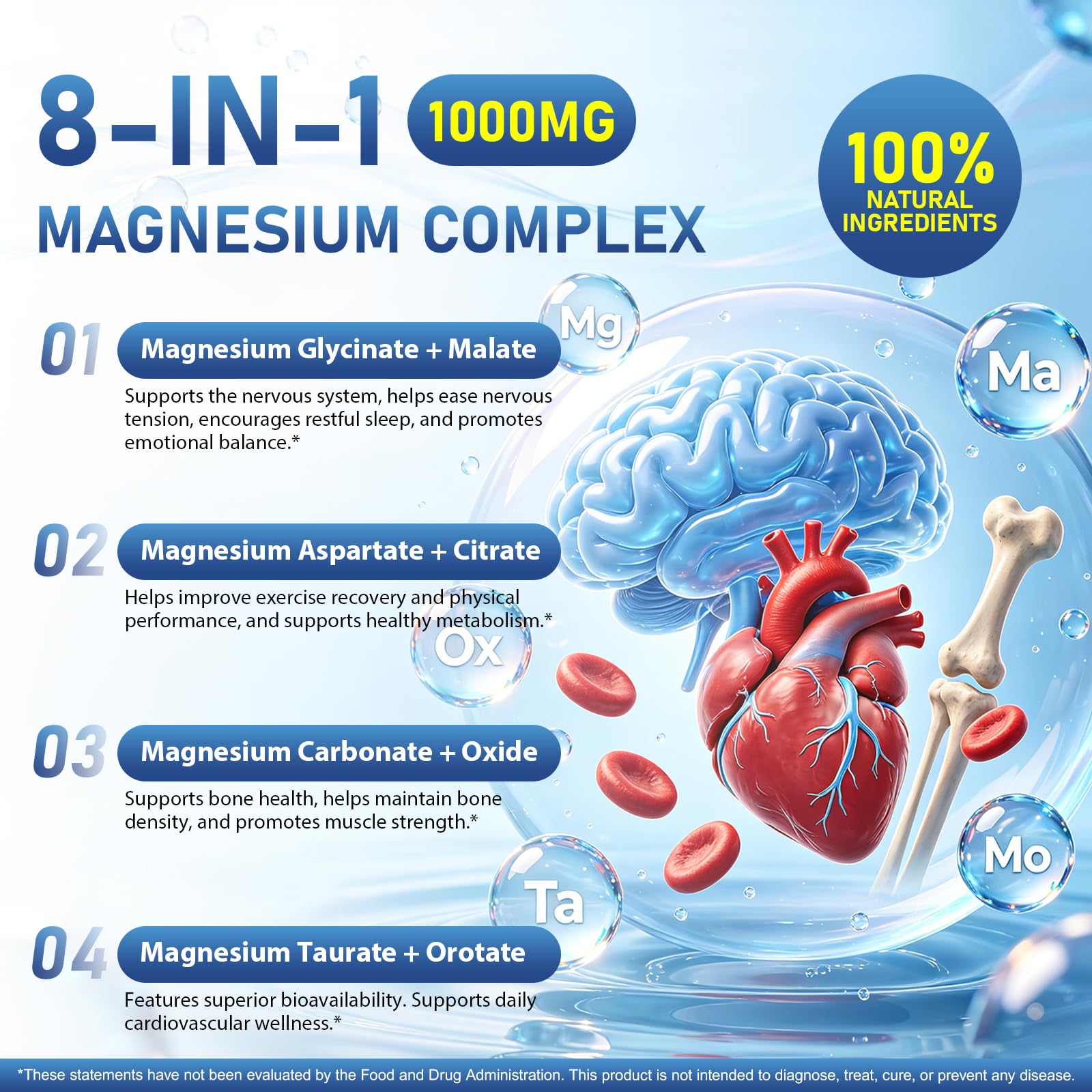 1000 mg magnesium for muscle relaxation