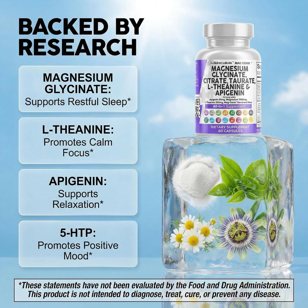 1000 mg magnesium glycinate complex