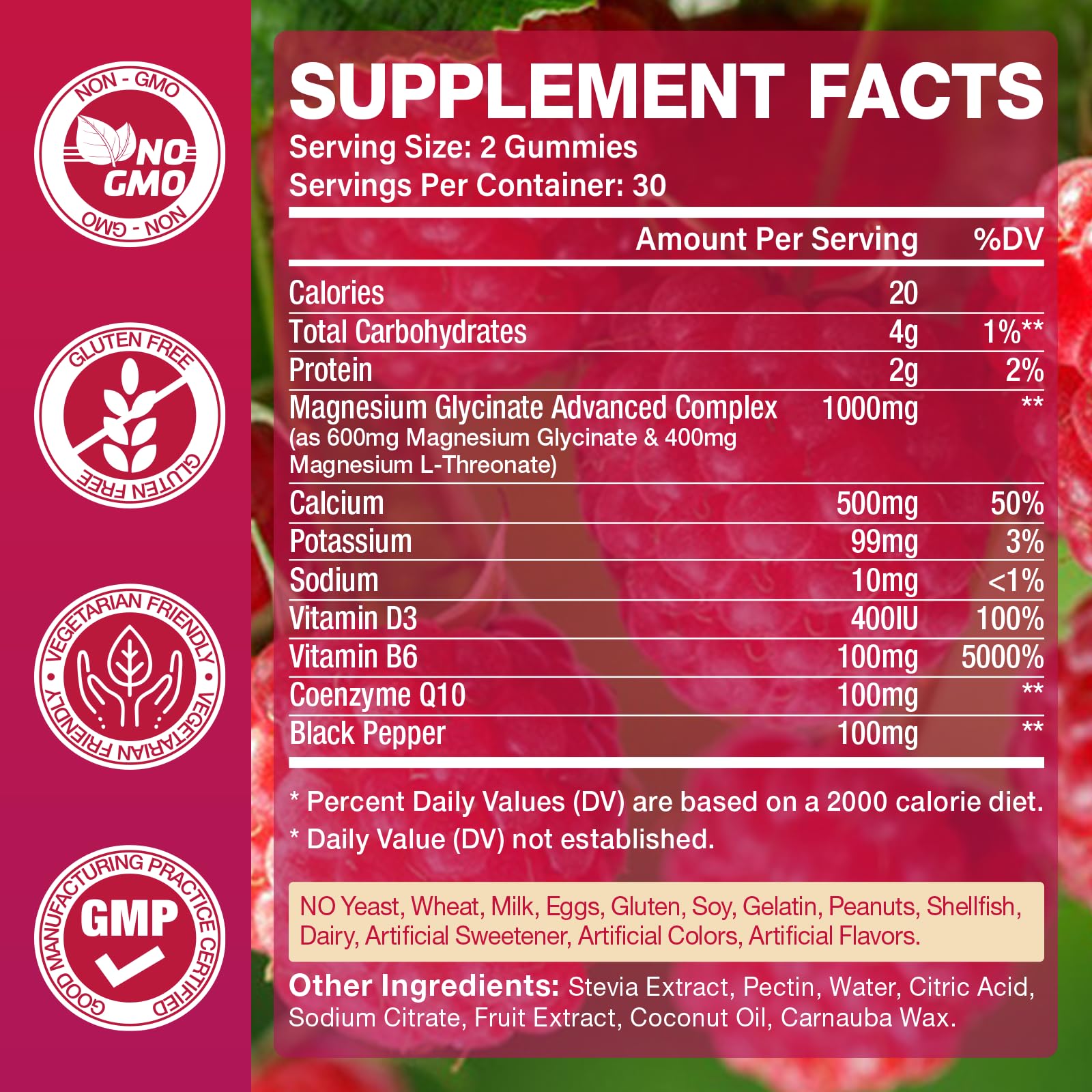 1000 mg magnesium gummies for sleep support