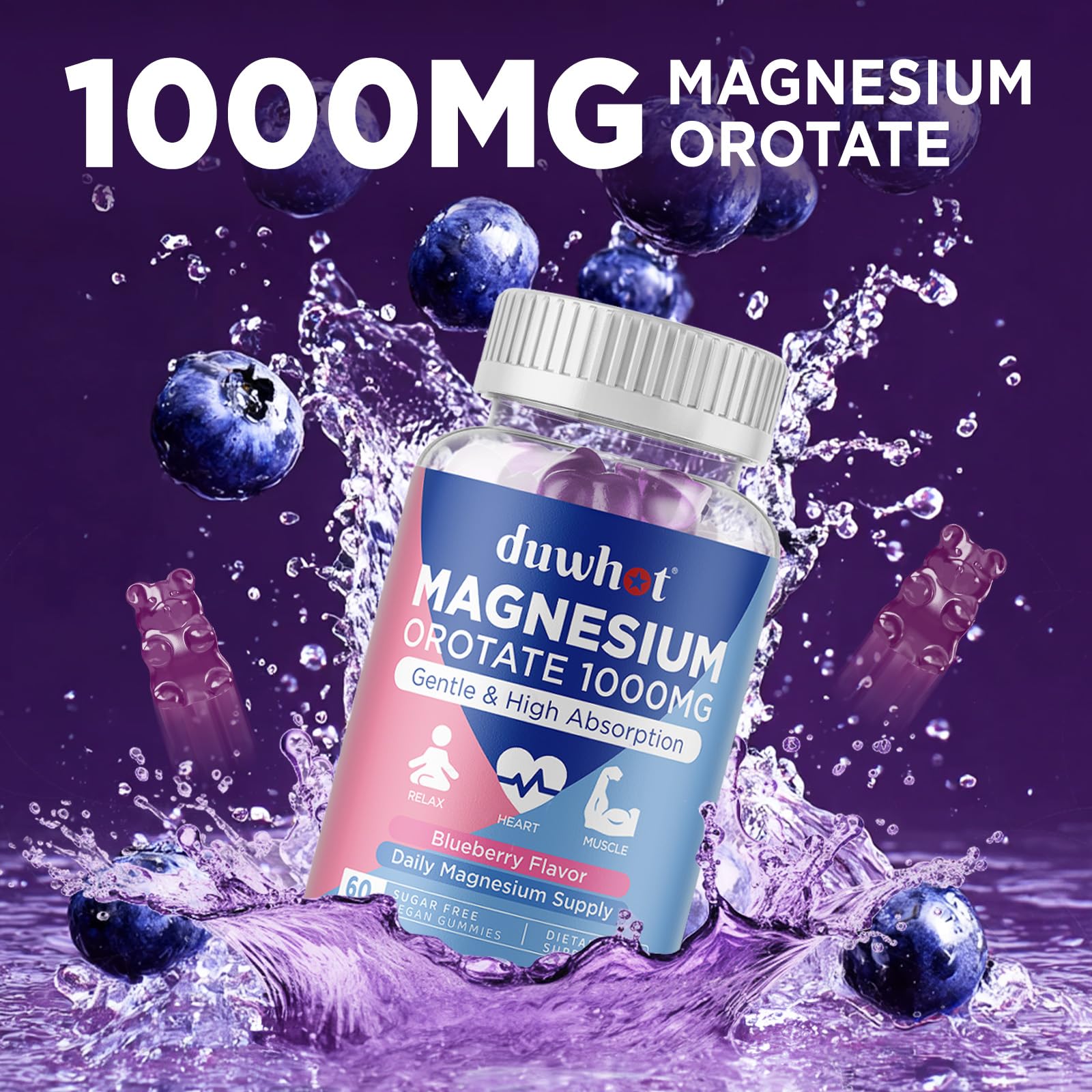 1000 mg magnesium orotate for muscle support