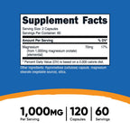 1000 mg magnesium supplement benefits