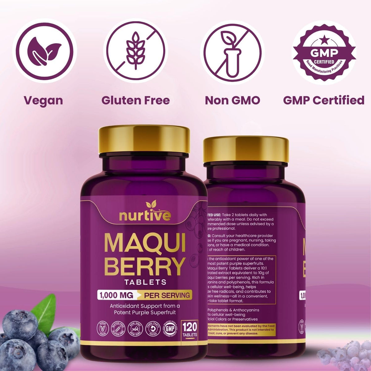1000 mg Maqui Berry health benefits