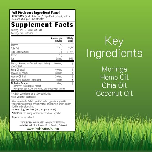 1000 mg Moringa health benefits
