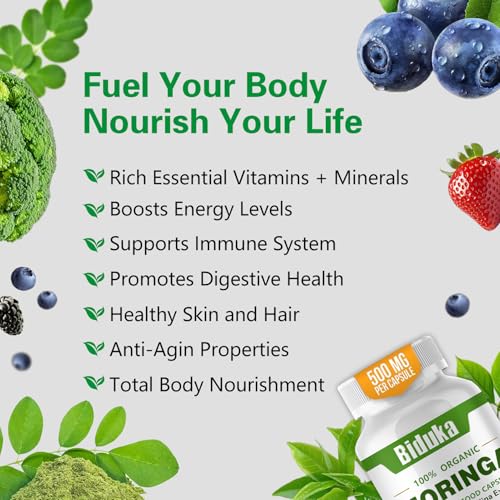 1000 mg moringa health benefits