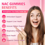 1000 mg NAC gummies for energy