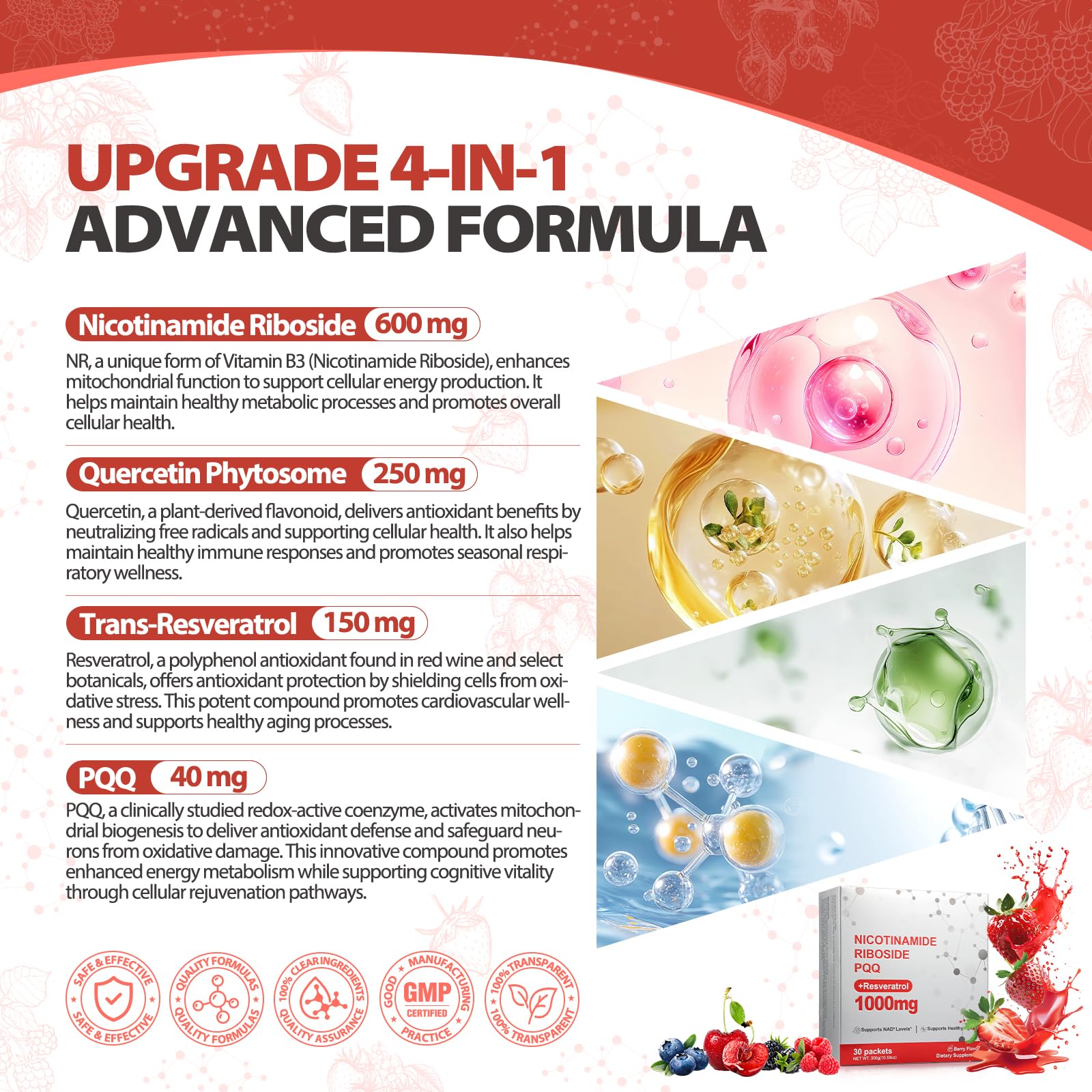 1000 mg NAD+ for energy support