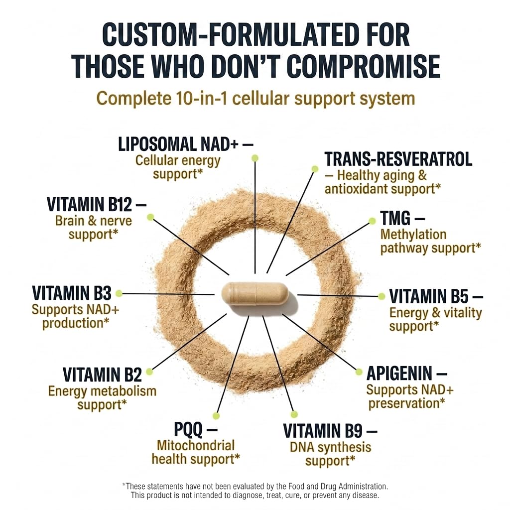 1000 mg NAD+ supplement benefits
