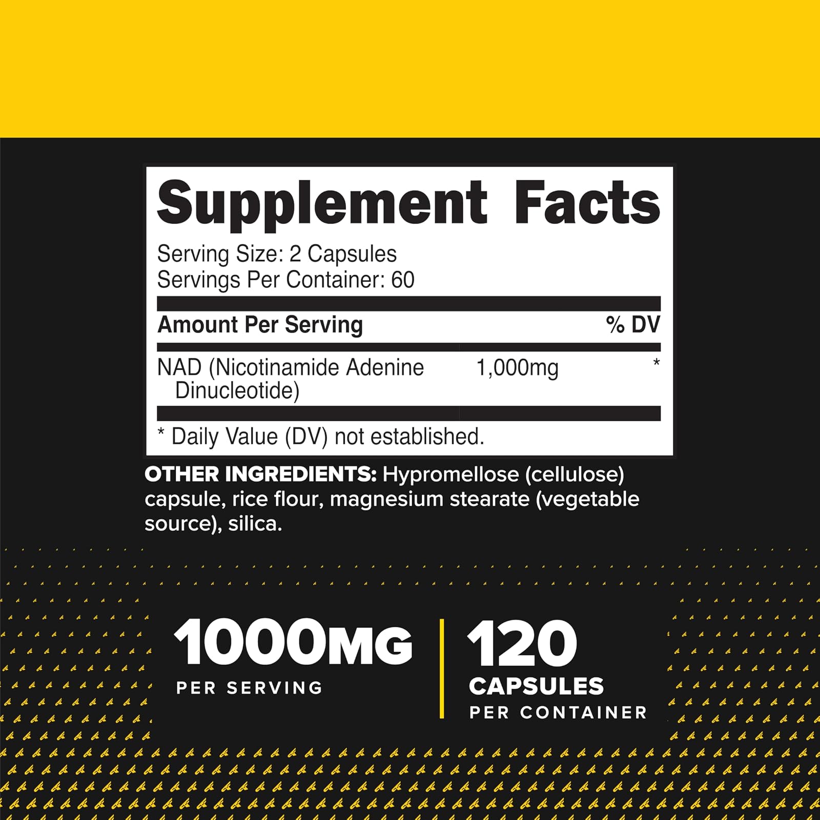 1000 mg Nicotinamide vitamin supplement