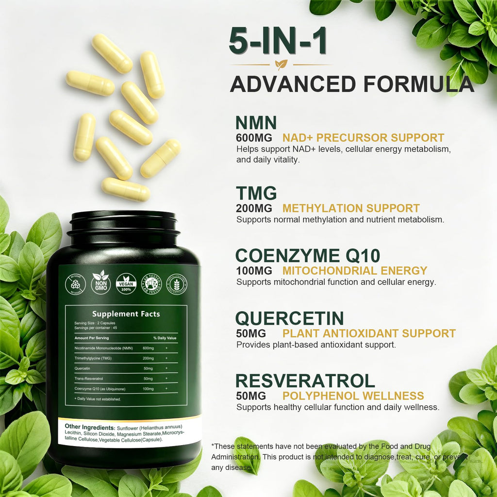 1000 mg NMN antioxidant capsules