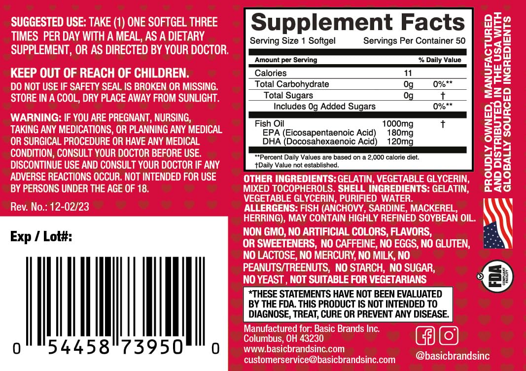 1000 mg omega-3 fish oil