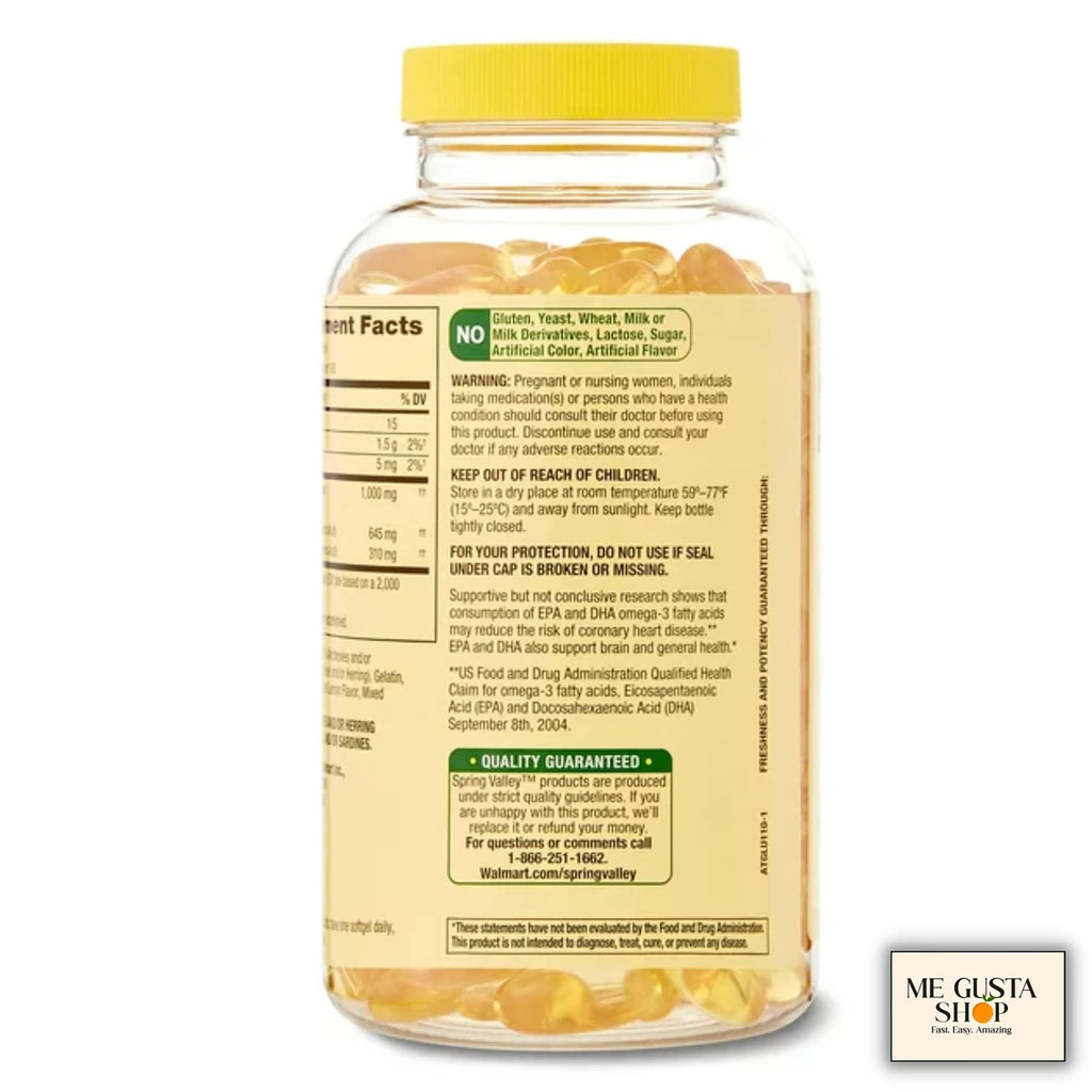 1000 mg omega-3 for heart health