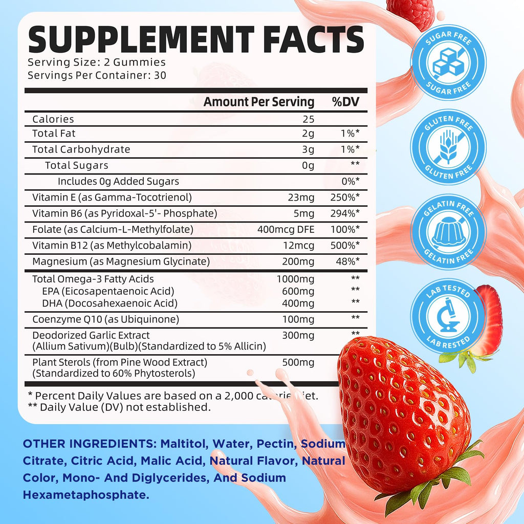 1000 mg Omega 3 gummies with CoQ10