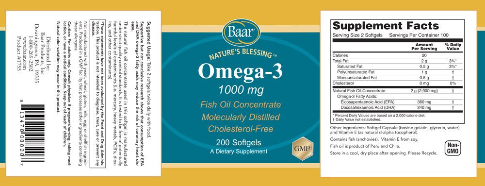 1000 mg omega-3 supplement benefits