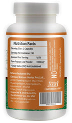 1000 mg papaya leaf capsules